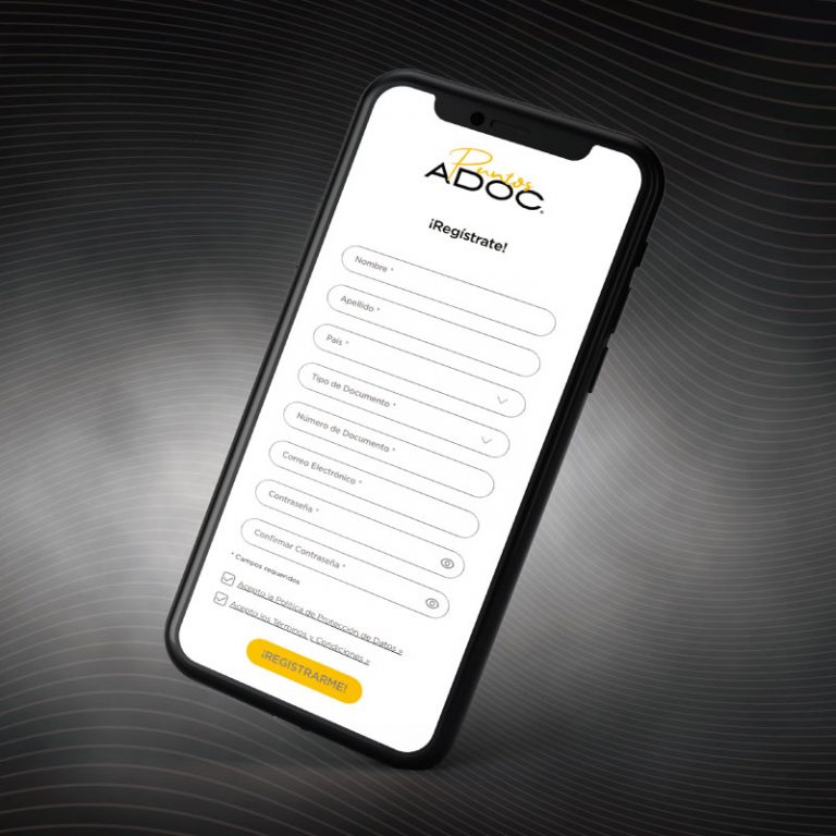 Regístrate a Puntos ADOC - Gana 1000 puntos de bienvenida